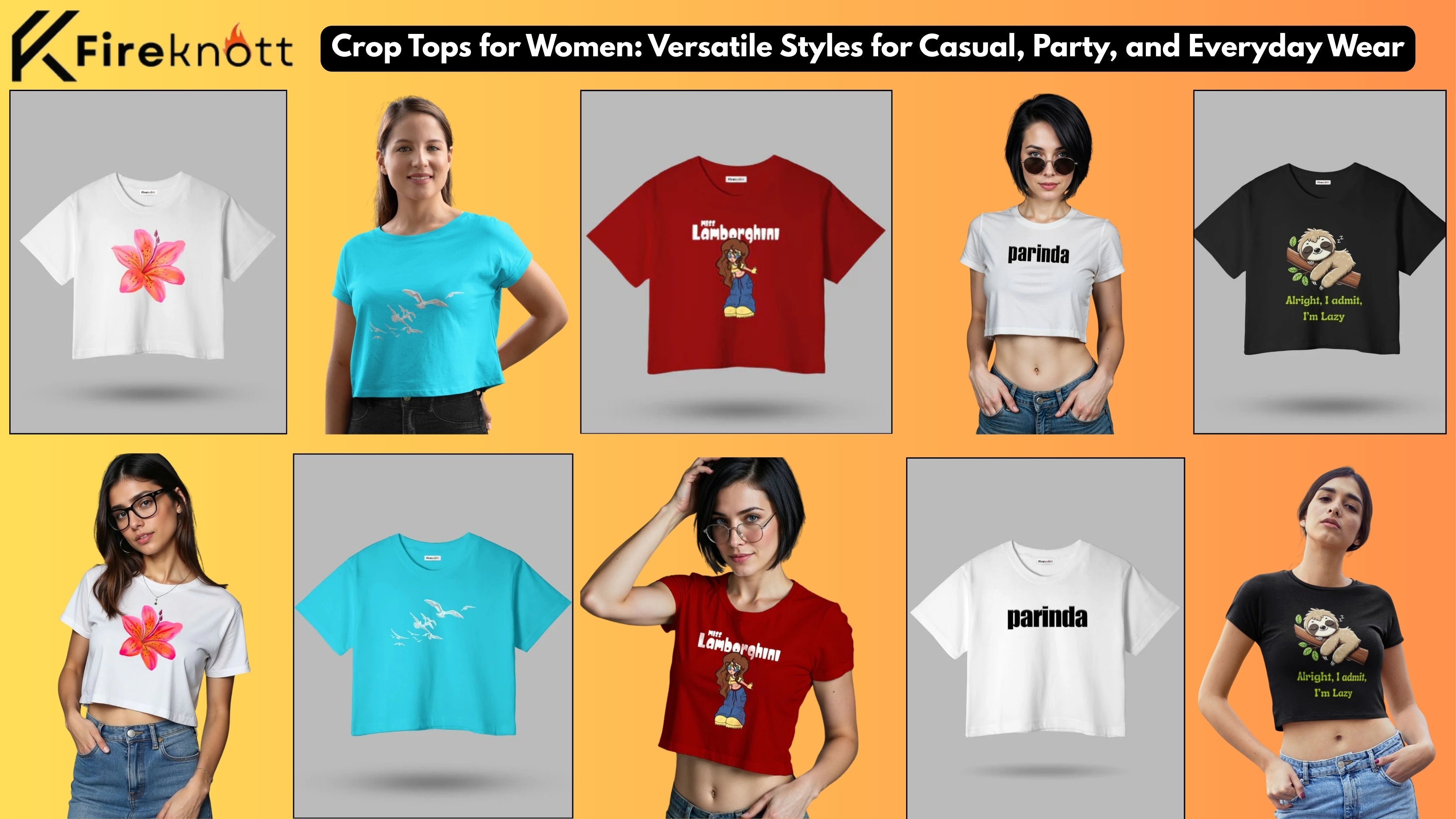 Styling Crop Tops for Women for Every Occasion – Fireknott